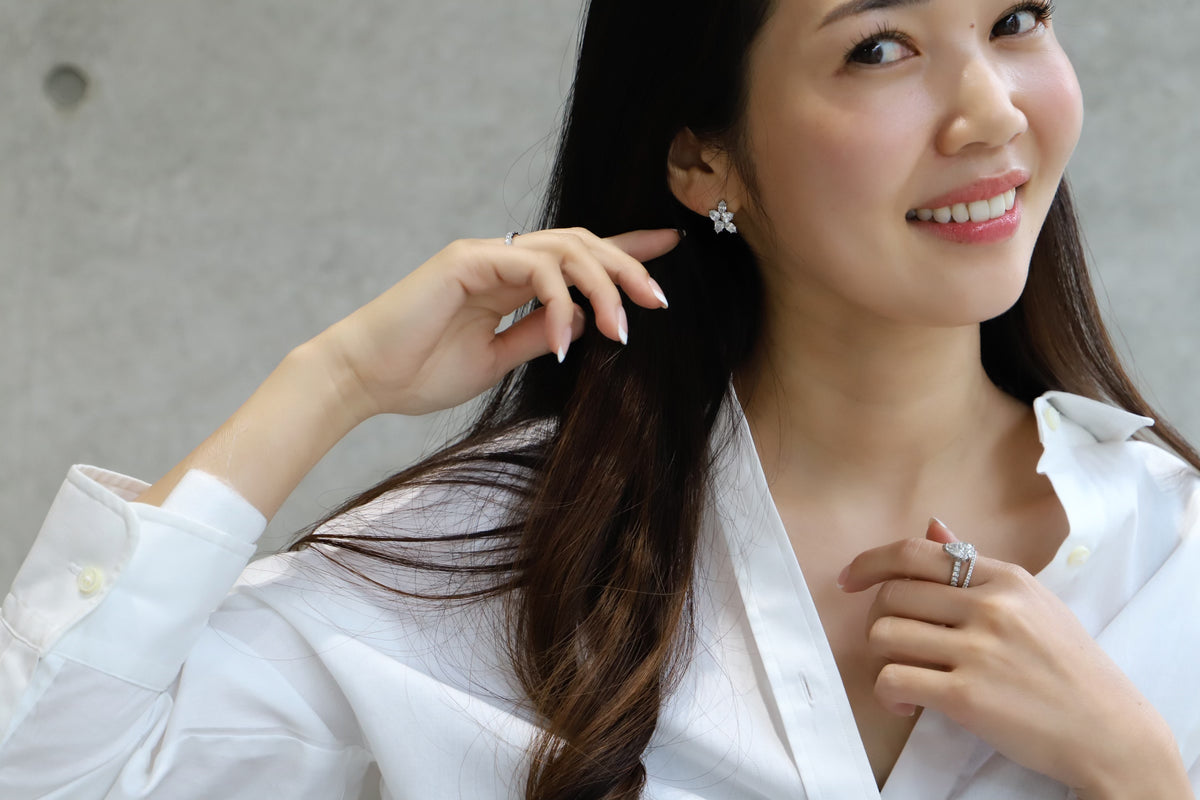 [雫][SHIZUKU]ピアス – Eureka Diamonds